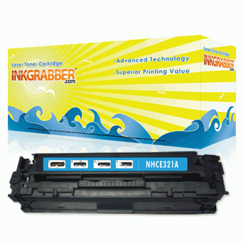HP 128A (CE321A) Cyan Laser Toner Cartridge